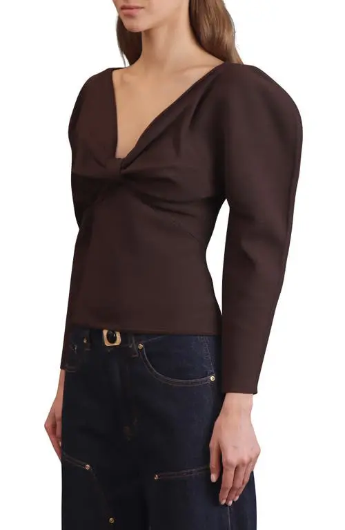 Avec Les Filles Dolman Sleeve Sweater - Chocolate