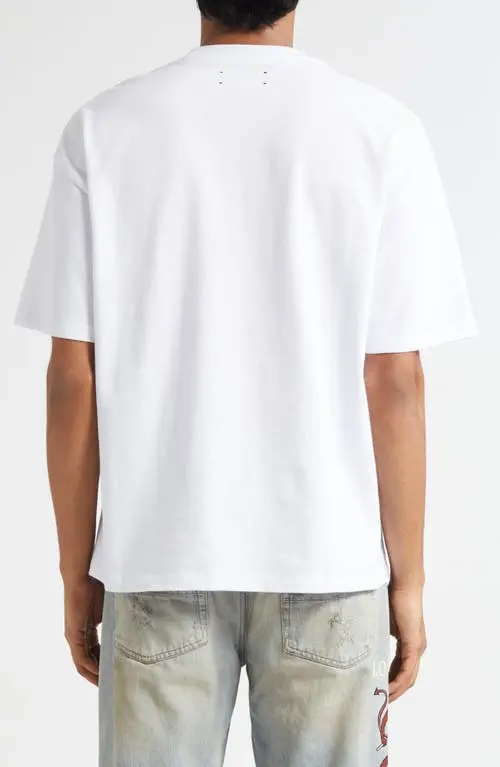 Amiri Ma Skater Embroidered T-shirt - White