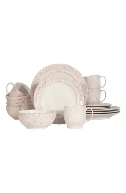 JULISKA Blenheim Oak 16-piece Dinnerware Place Setting - Whitewash