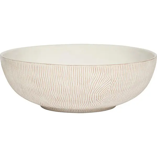 JULISKA Blenheim Oak Serving Bowl - Whitewash