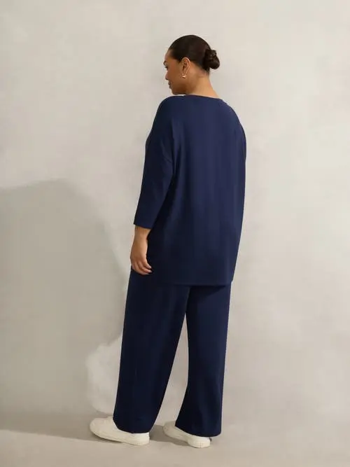 LIVE UNLIMITED Supersoft 3/4 Sleeve Top