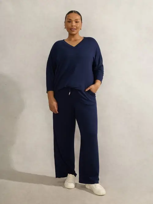 LIVE UNLIMITED Supersoft 3/4 Sleeve Top