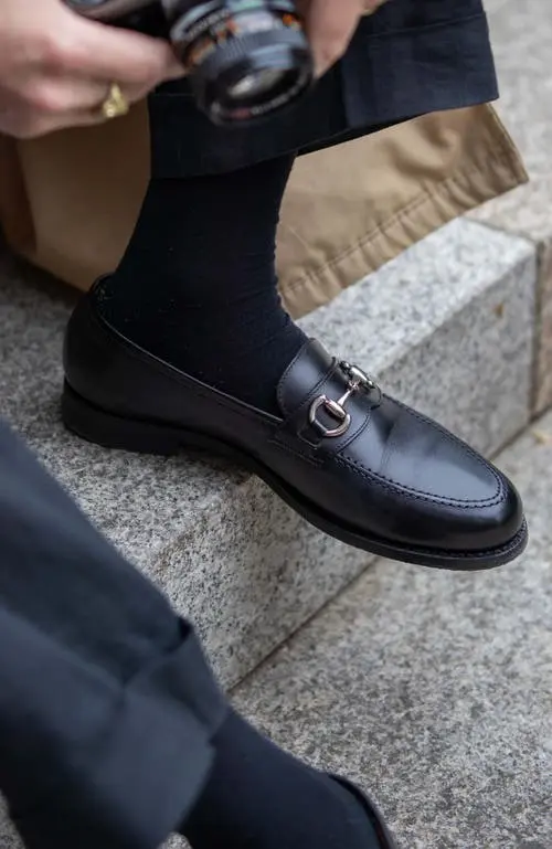 MYRQVIST Karlberg Horsebit Loafer - Black