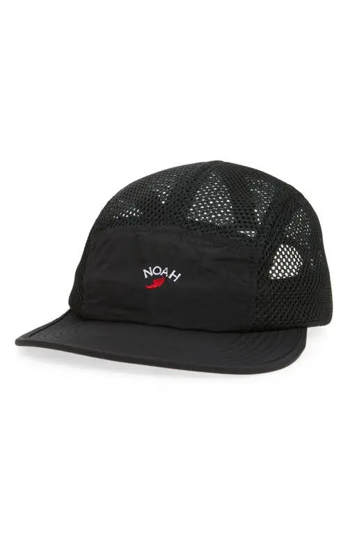 NOAH Nylon Mesh Baseball Cap - Black