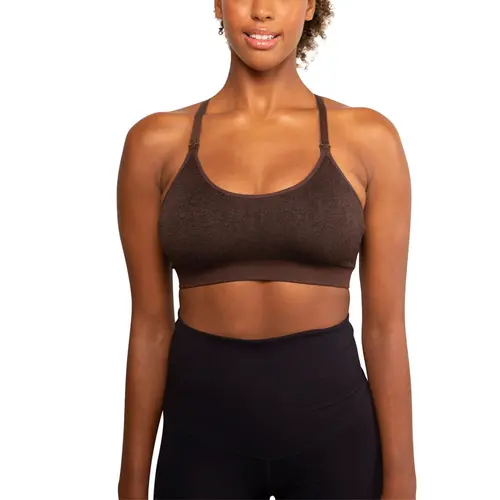 MODERN ETERNITY Bella Active Maternity Nursing Bra - Chocolate Jacquard