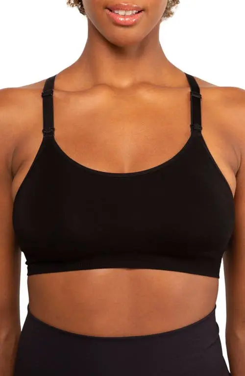 MODERN ETERNITY Chelsea Nursing Bra Racer Back - Black