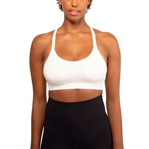 MODERN ETERNITY Chelsea Nursing Bra Racer Back - Eggshell
