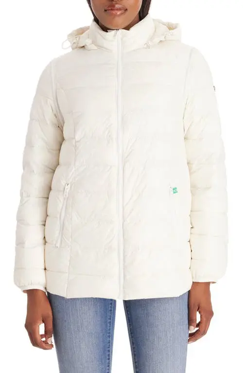 MODERN ETERNITY Lola 5-in-1 Down Maternity Jacket - Egg Shell