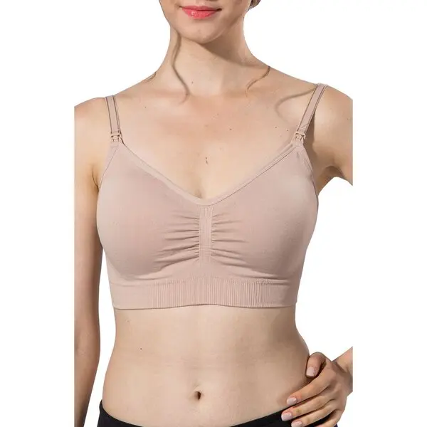 MODERN ETERNITY Jade Seamless Maternity And Nursing Bra - Nude