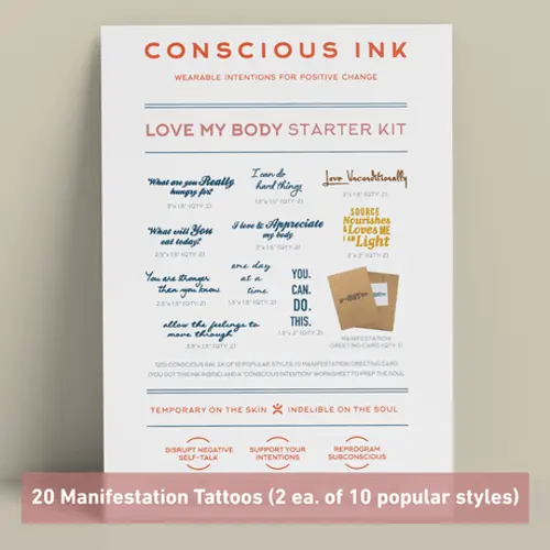 CONSCIOUS INK Love My Body Starter Kit