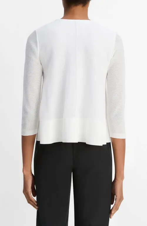 Vince Cotton Blend A-line Sweater
