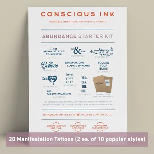 CONSCIOUS INK Abundance Starter Kit