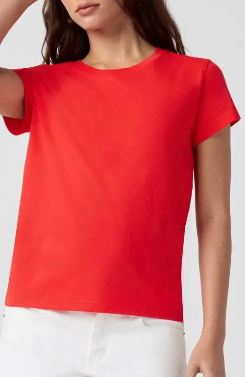 FLORENCE BY MILLS Solid Short Sleeve T-shirt - Poppy Red