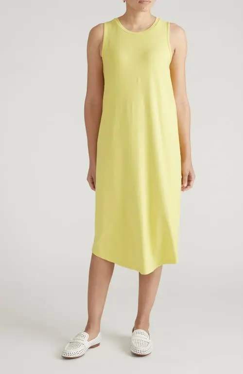 Universal Standard Jersey Shift Midi Dress - Pomelo