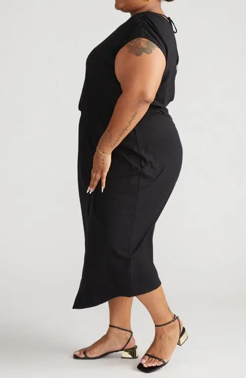 Universal Standard Havana Divine Liquid Jersey Dress