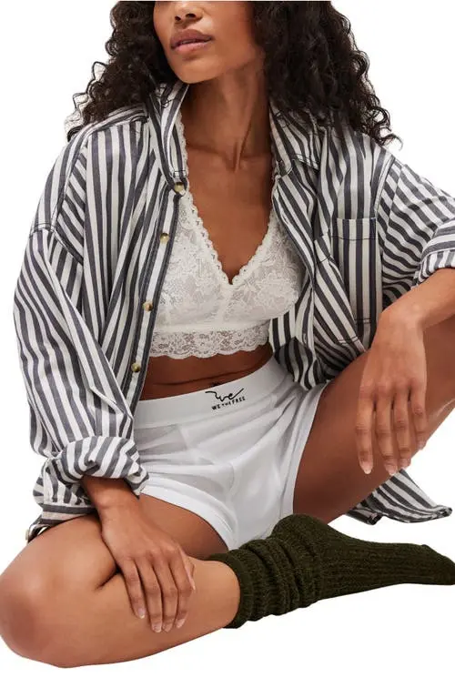 Free People We The Free Cotton Boxer Briefs - Ivory