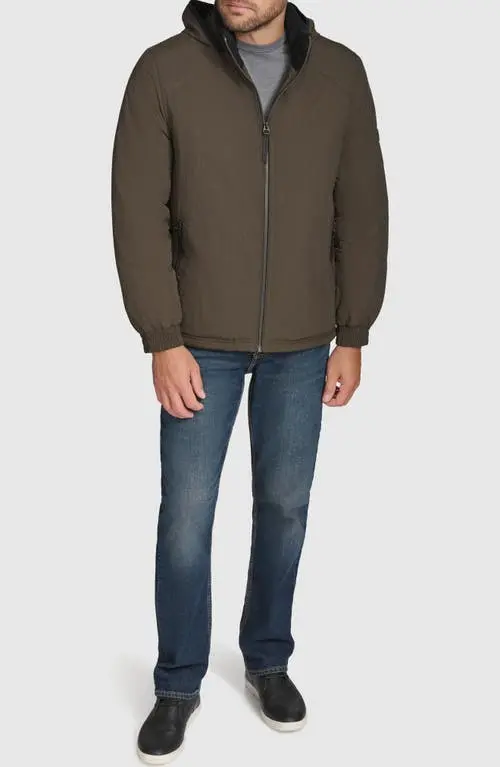 Andrew Marc Gatton Hooded Nylon Jacket