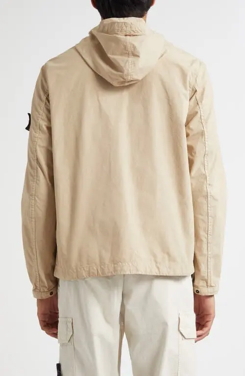 Stone Island Short Cotton Twill Parka