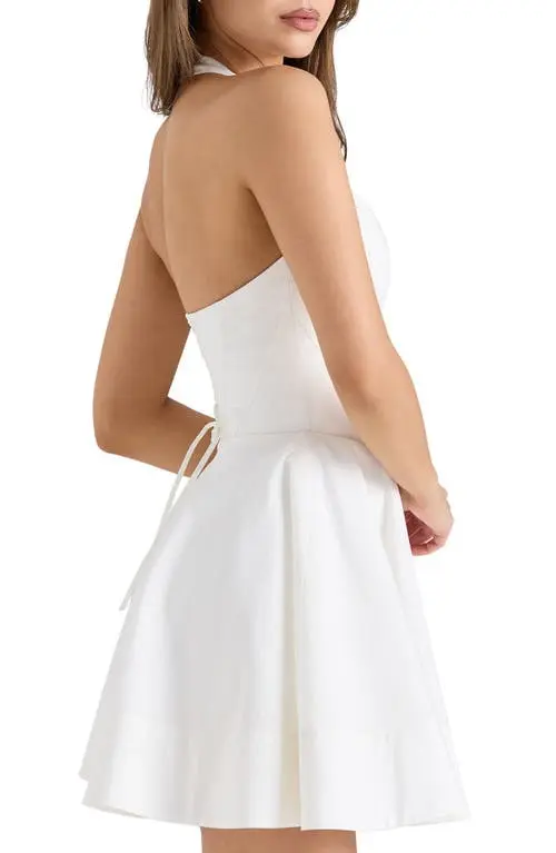 house of cb white dress halter House Of Cb Marilyn Dress by House of CB