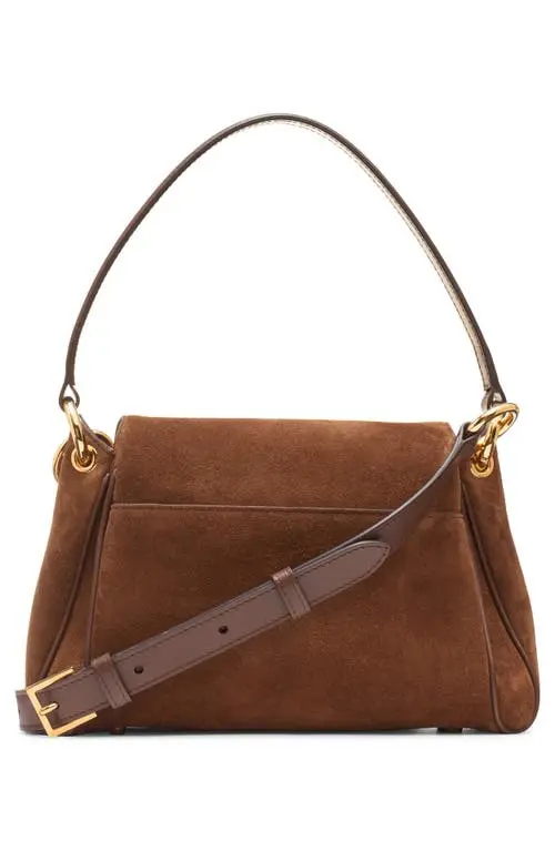 TOM FORD Tara Small Suede Shoulder Bag