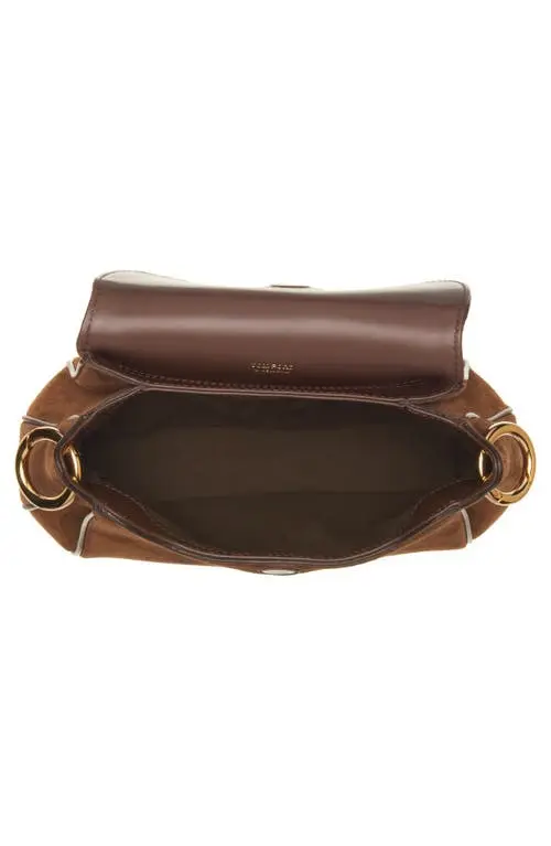TOM FORD Tara Small Suede Shoulder Bag