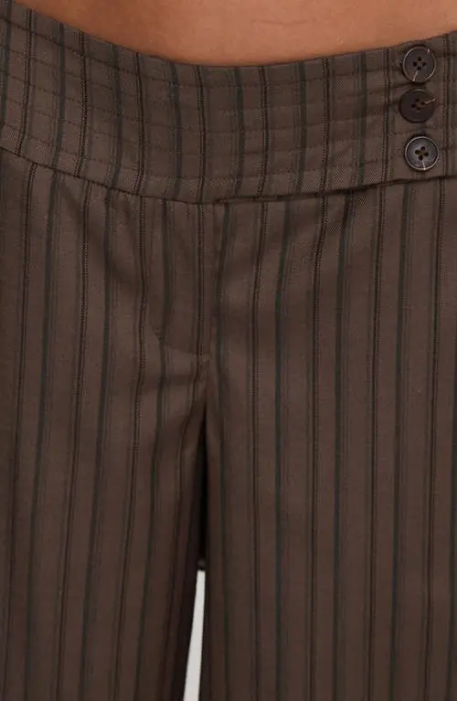 Princess Polly Cedars Stripe Wide Leg Pants