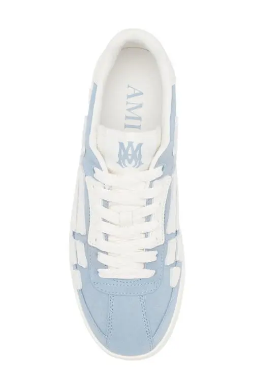 Amiri Pacific Bones Suede Sneakers - Ashley Blue