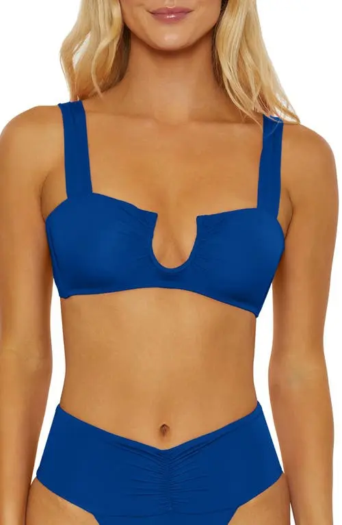 ISABELLA ROSE Belmore U-wire Bikini Top - Ibiza Blue