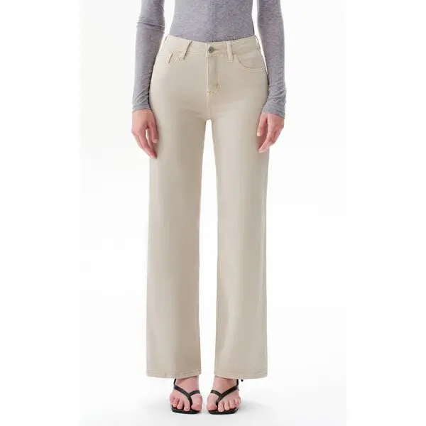 BAYEAS Mid-rise Wide-leg Jeans - Voida