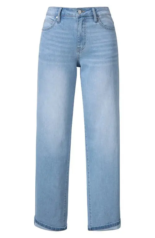 BAYEAS Cuffed Mid-rise Barrel Jeans