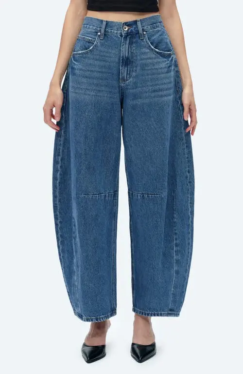 BAYEAS High-waist Barrel Jeans - Stellar