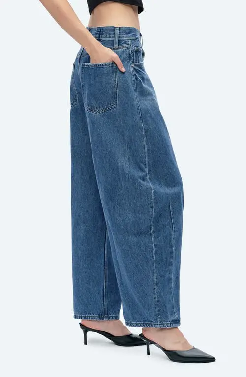 BAYEAS High-waist Barrel Jeans - Stellar