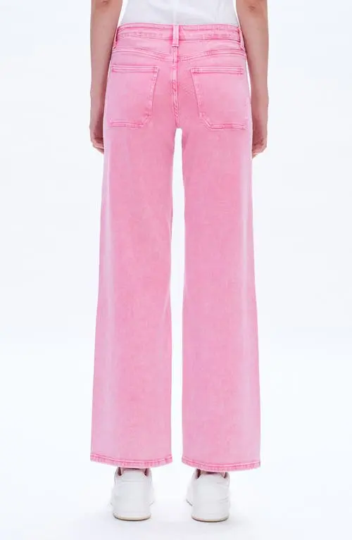 BAYEAS Mid-rise Wide-leg Paneled Jeans