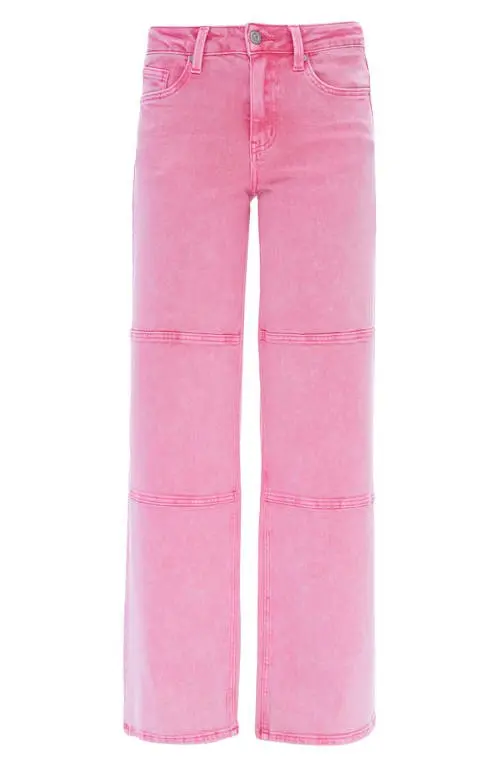BAYEAS Mid-rise Wide-leg Paneled Jeans