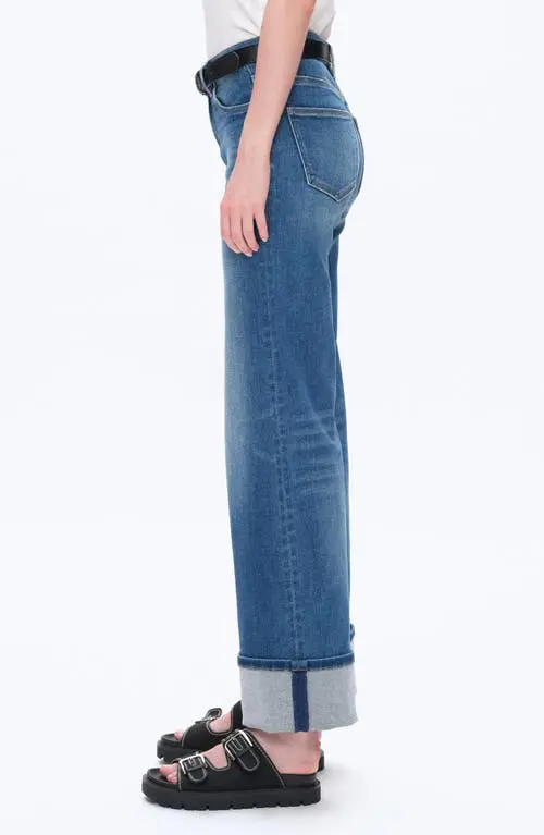 BAYEAS Straight Leg Stretch Denim Jeans