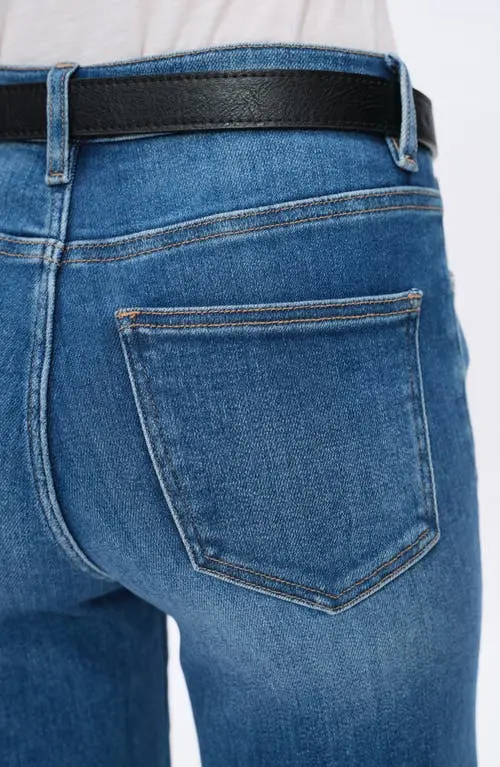 BAYEAS Straight Leg Stretch Denim Jeans
