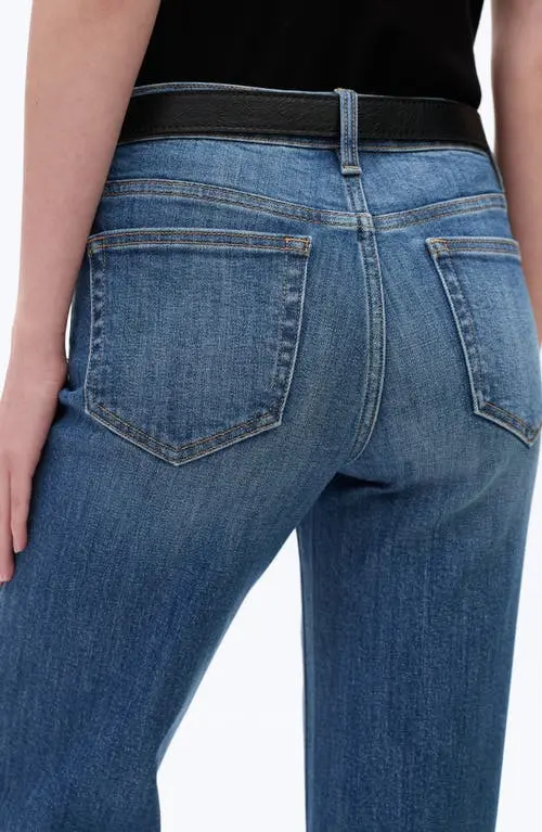 BAYEAS Low Rise Wide Leg Jeans - Medium Blue