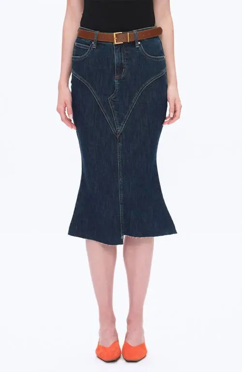 BAYEAS Fishtail Hem Denim Skirt