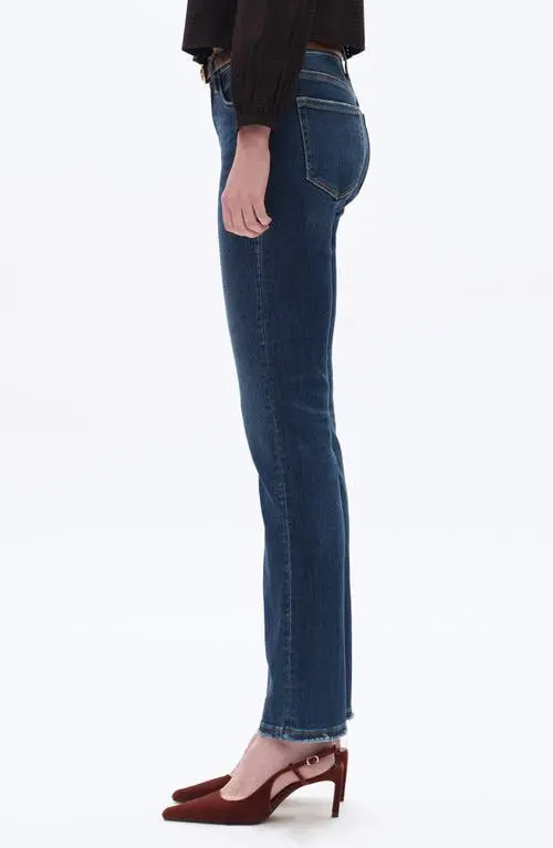 BAYEAS Mid-rise Slim Straight Leg Jeans