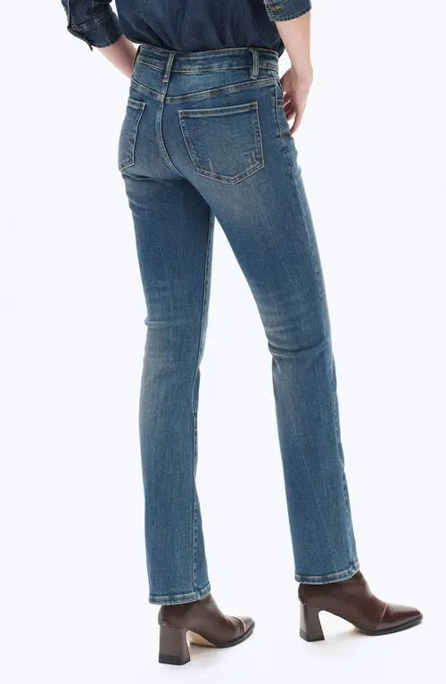 BAYEAS Low Rise Slim Straight Leg Jeans - Medium Blue