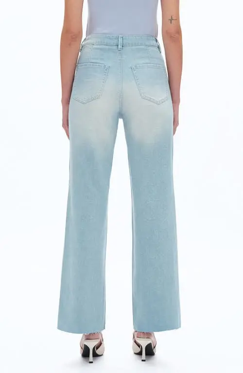 BAYEAS Crystal Embellished Relaxed Straight-leg Jeans