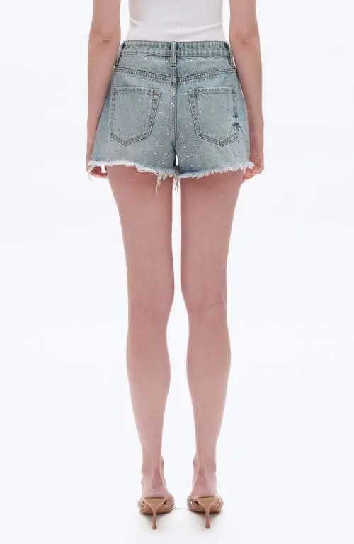 BAYEAS Rhinestone Denim Shorts