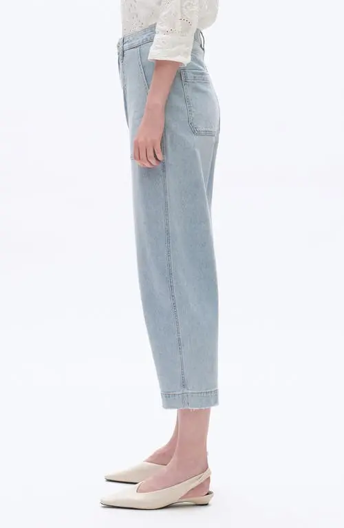 BAYEAS Utility High-waist Barrel Jeans
