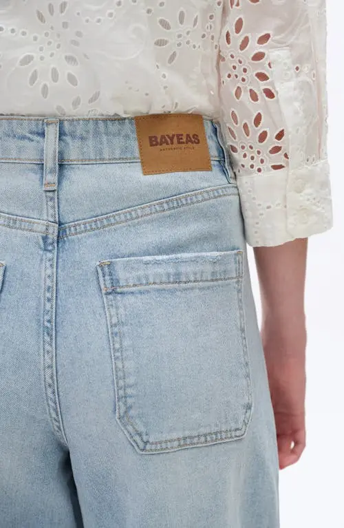 BAYEAS Utility High-waist Barrel Jeans