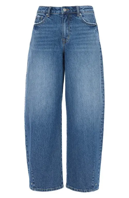 BAYEAS Mid-rise Balloon Jeans - Medium Blue