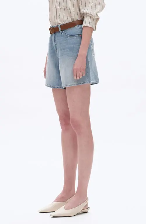 BAYEAS Mid Rise Denim Shorts
