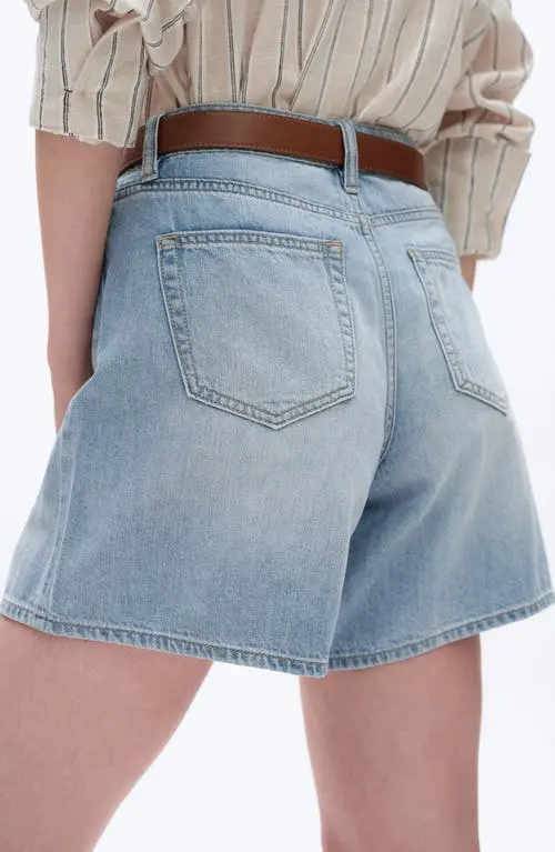 BAYEAS Mid Rise Denim Shorts