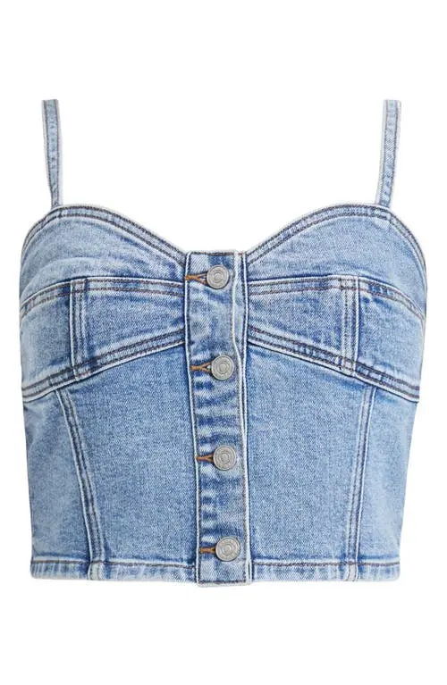 BAYEAS Lunna Denim Corset Top