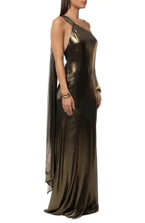 JLUXLABEL Metallic Gown