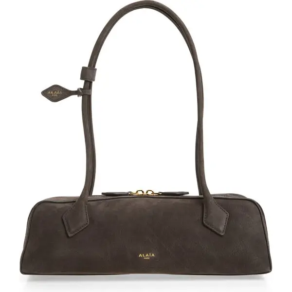 Alaïa Medium Le Teckel Shoulder Bag - Anthracite